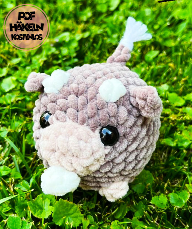 Stämmige Ziege Amigurumi PDF Kostenlose Anleitung